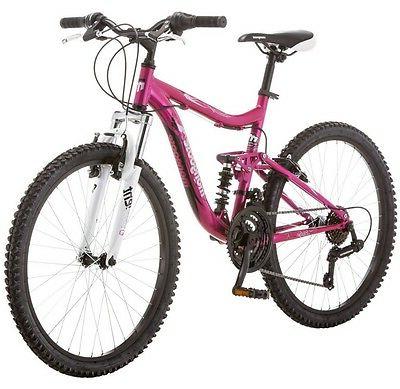 Mongoose Mountain Bike 24” Pink Girl Aluminum Trail